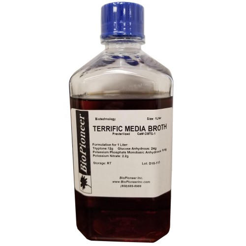 Pre-sterilized Terrific broth medium, 1000ml - Biopioneer